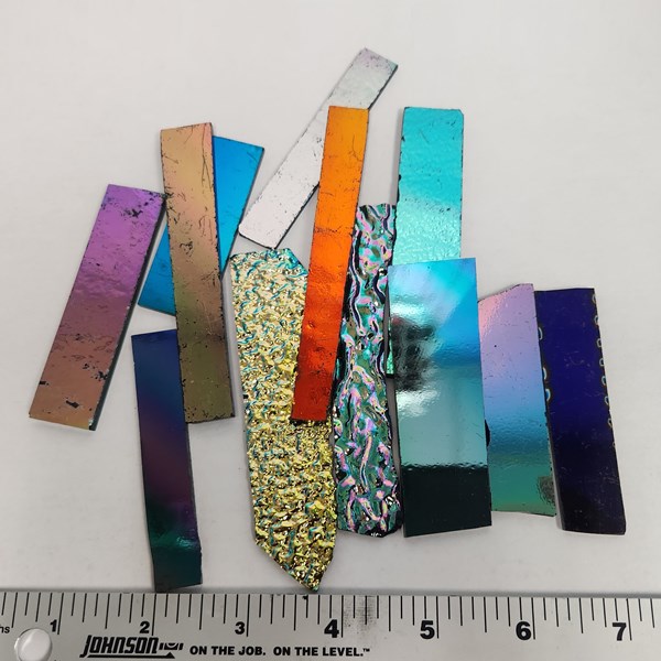 Black Dichroic Strips | National Stained Glass