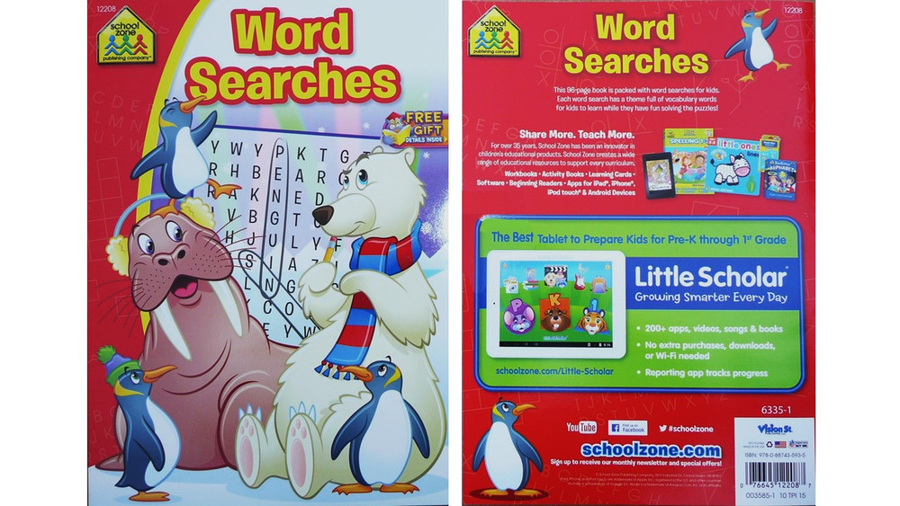 Kids Word Games & Activity Learning Books