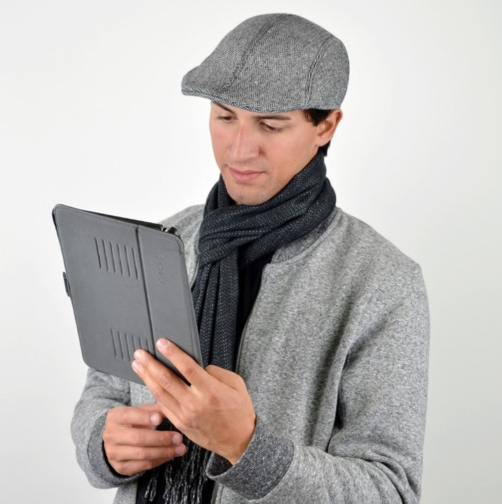 Assorted Herringbone Ivy Hats Fall Winter Classic Style For Men
