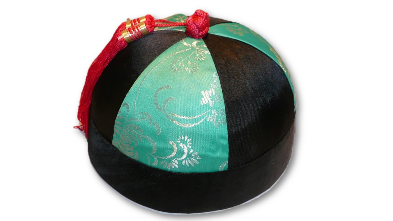 Traditional Chinese Noble Hat Scull Caps for Men & Boys