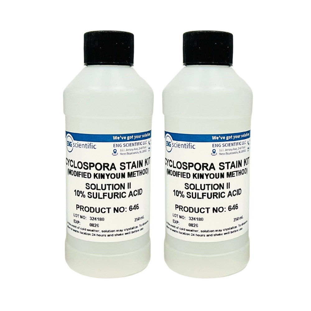 Cyclospora Stain Kit Solution Ii 10% Sulfuric Acid (2 X 250Ml)