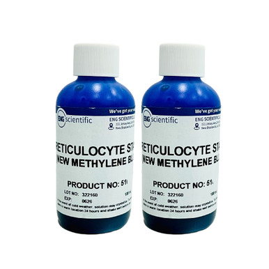 Reticulocyte Stain (New Methylene Blue) 2 x 100mL - ENG Scientific