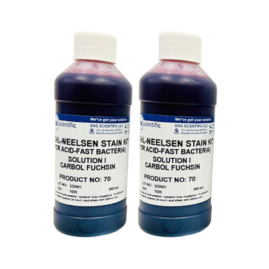Ziehl Neelsen Stain Kit Solution I Carbol Fuchsin (2 X 250Ml)