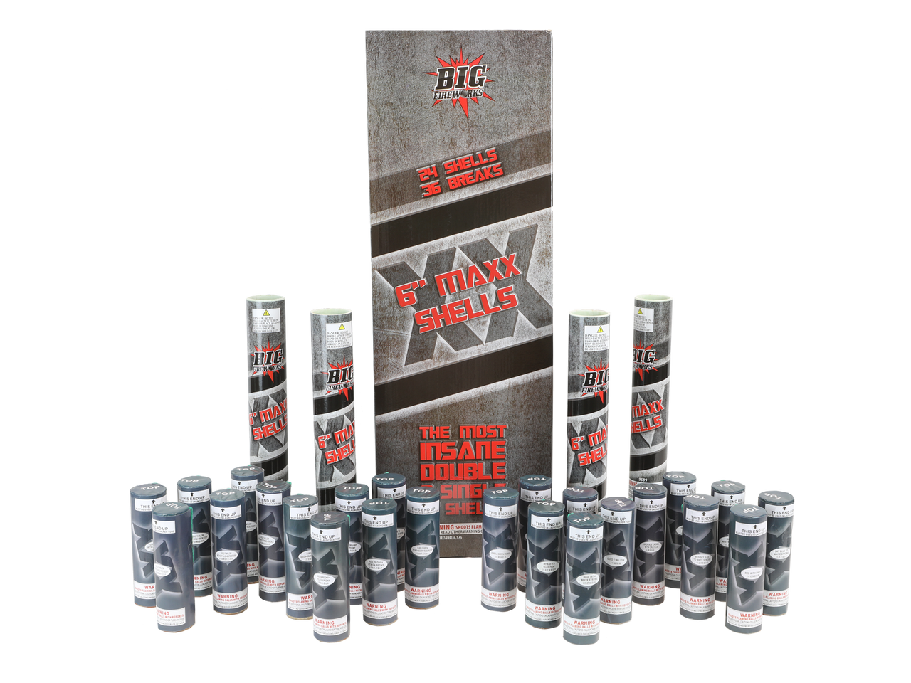 60 GRAM - MAXIMUM LOAD CANISTER SHELLS - Page 1 - Big Fireworks