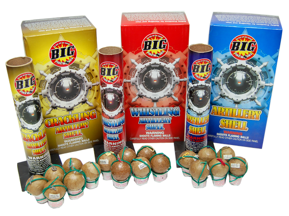 Products - ARTILLERY SHELLS - Page 1 - Big Fireworks