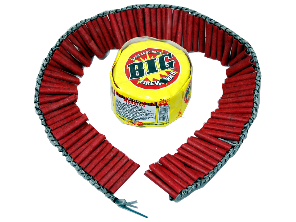 100 FIRECRACKER ROLL - Big Fireworks