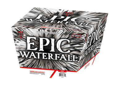 EPIC WATERFALL - Big Fireworks