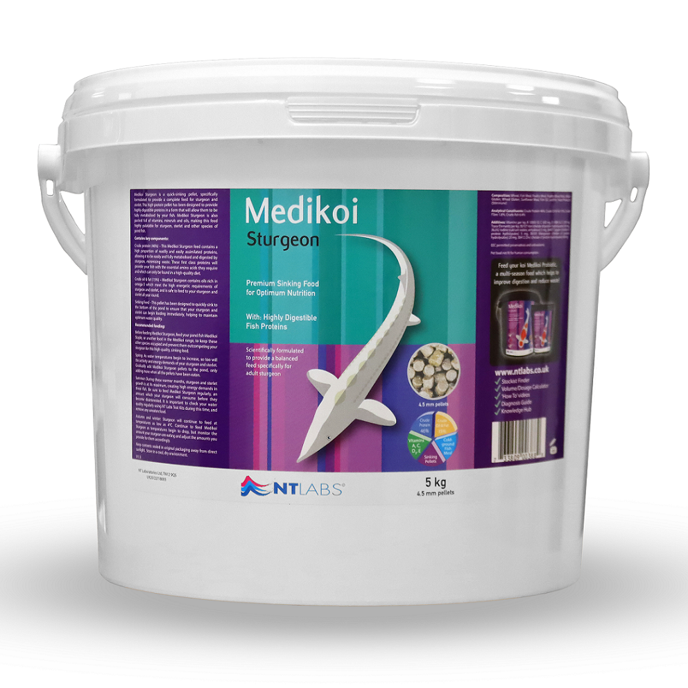 Medikoi Sturgeon 5kg | Adult 4.5mm Pellet | NT Labs