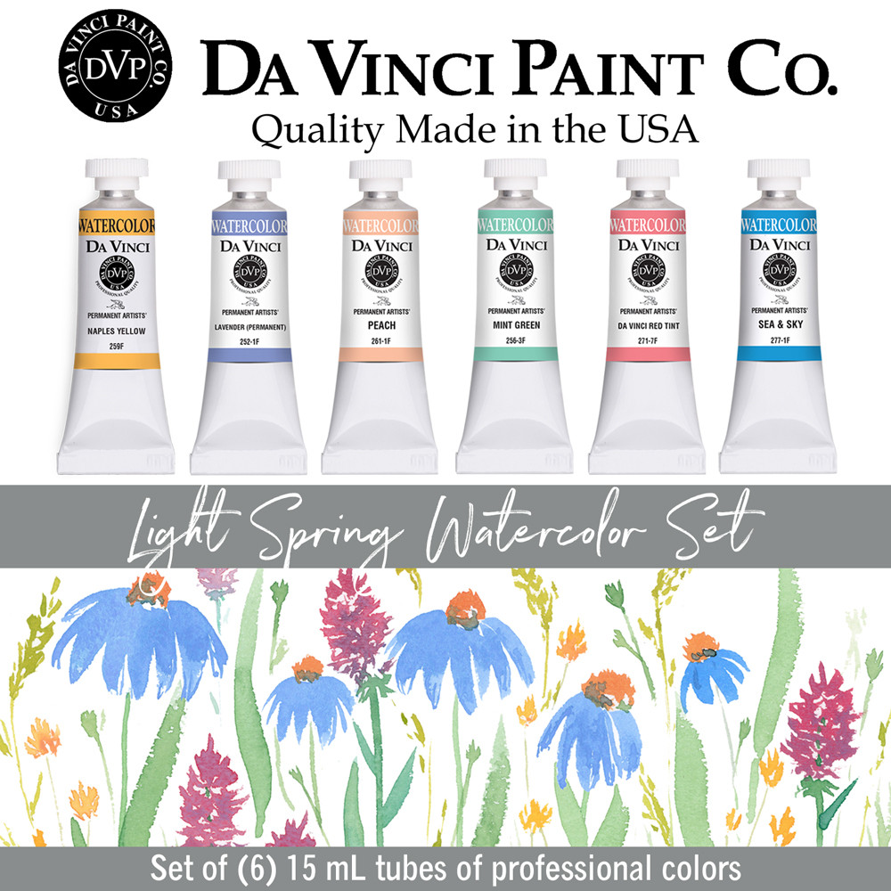 Da Vinci Light Spring Watercolor Paint Set