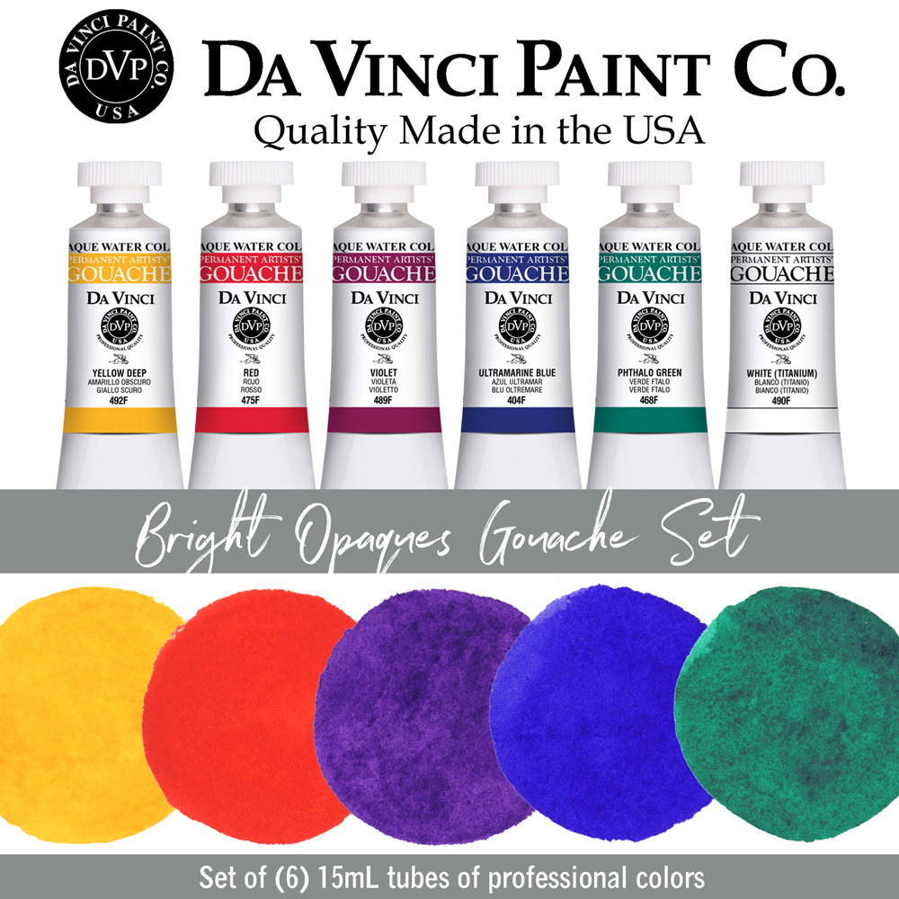 Da Vinci Bright Opaques Artist Gouache Set