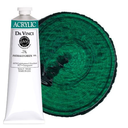 Phthalo Green (150mL HB Acrylic) - Da Vinci Paint Co.