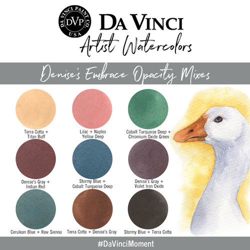 Denise's Embrace Opacity Da Vinci Watercolor Palette