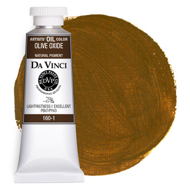 Da Vinci Olive Oxide Artist Oil Paint - 37mL
