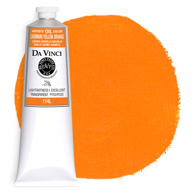 Da Vinci Yellow Orange Artist Oil Paint - 150mL