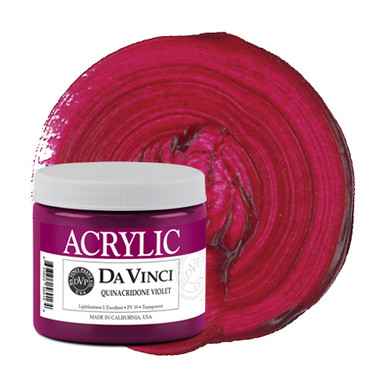 Da Vinci Quinacridone Violet Artist Acrylic Paint – 16oz