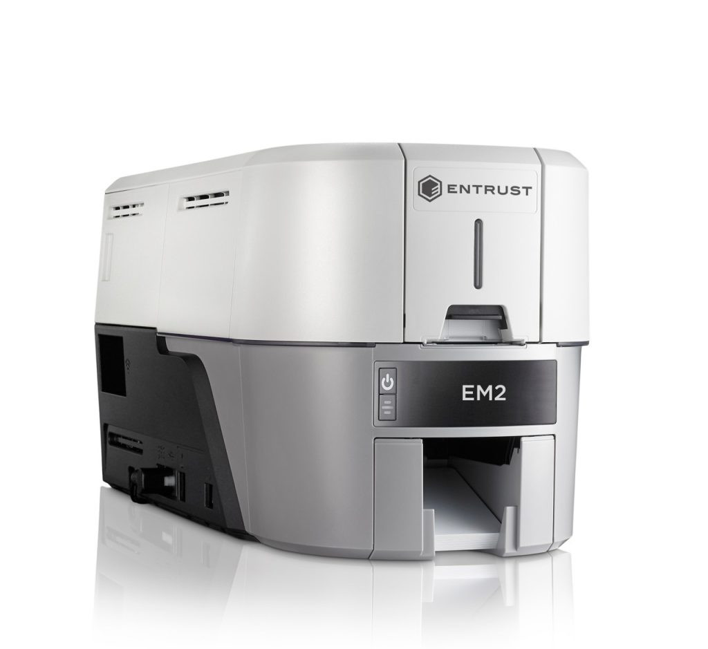 ENTRUST EM2 dual-sided print Direct-to-Card ID Printer BUNDLE