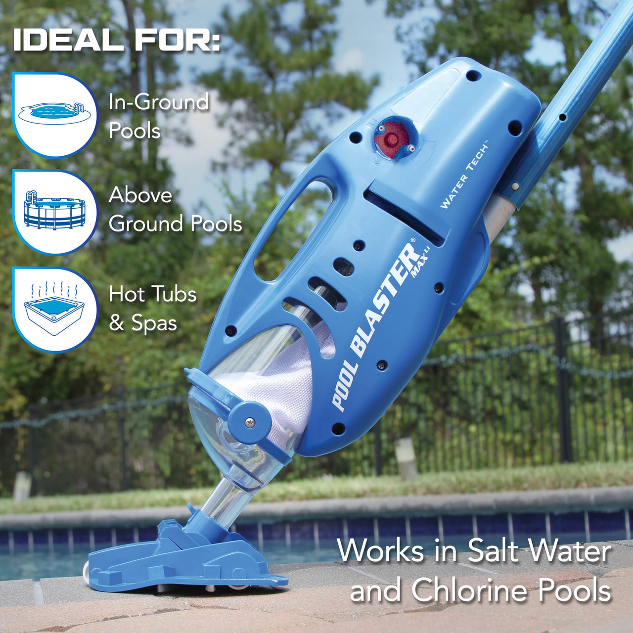 Pool Blaster Max Cordless Pool Vacuum - Water Tech Corp