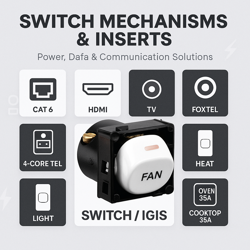 Premium Light Switches, Powerpoints & GPOs for Home & Office | UR Lighting