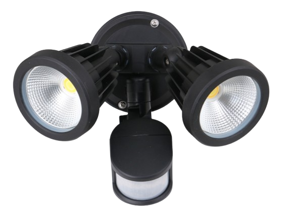 PHL4262 ZIP IP65 TRI-COLOUR Double Spotlight Sensor Tricolour