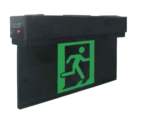 RAMBO LED Slimline Exit Light LWRE1611-B | Energy Efficient & AS 2293 Compliant Emergency Exit Light