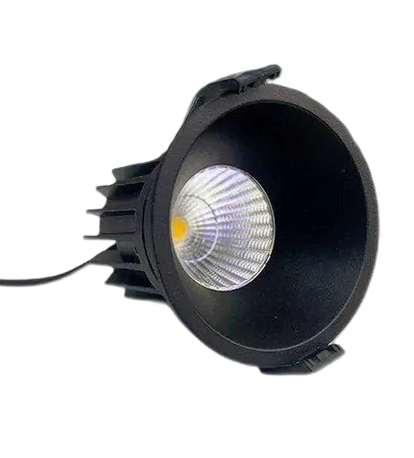 QZAO 12W Aluminum COB Downlight Tri color