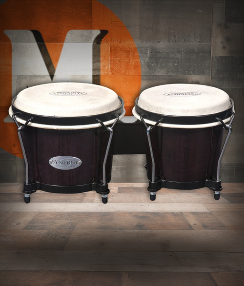 Toca Synergy Bongos 6" & 6-3/4" - Transparent Black (2100TB) | Musician ...