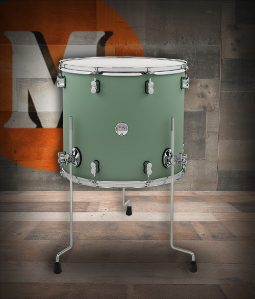 PDP Concept Maple 16x18 Floor Tom - Satin Seafoam Finish Ply | Musician ...