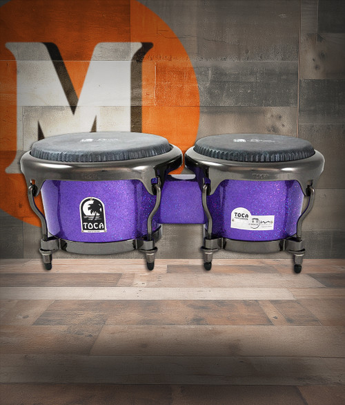 Toca Jimmie Morales Signature Bongos, Purple Sparkle (5100-FPS ...