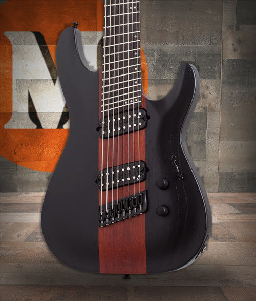 Schecter C-8 Multiscale Rob Scallon : 903 Satin Dark Roast (903 ...