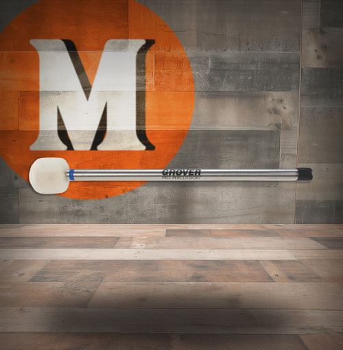 Grover Pro BDM-3A Staccato Bass Drum Mallet (Blue) - Aluminum Handle ...