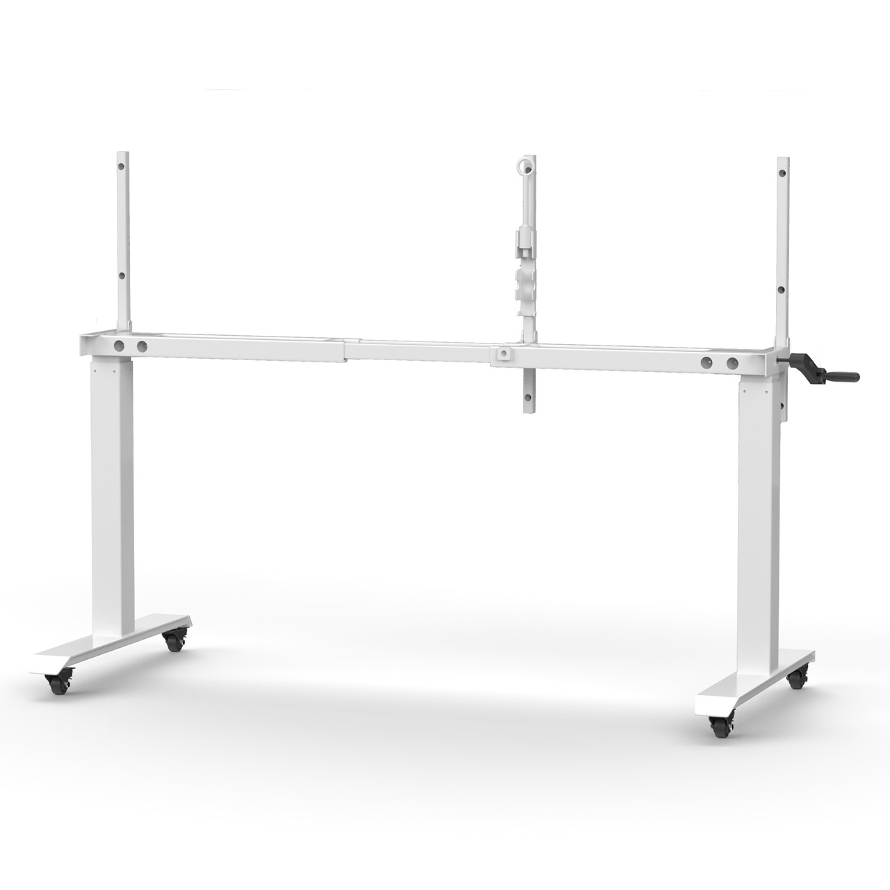 Height Adj Frame White for Boost Crank Flip Top | Mega Office Supplies