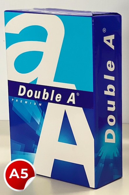 Double A Smoother A5 Copy Paper 80Gsm White 500 Sheets