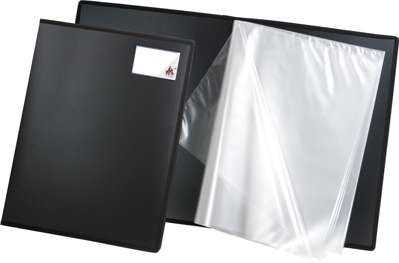 Colby Art 244A3-20 Display Book Fabric Edged Polypropylene A3 20 Pocket ...