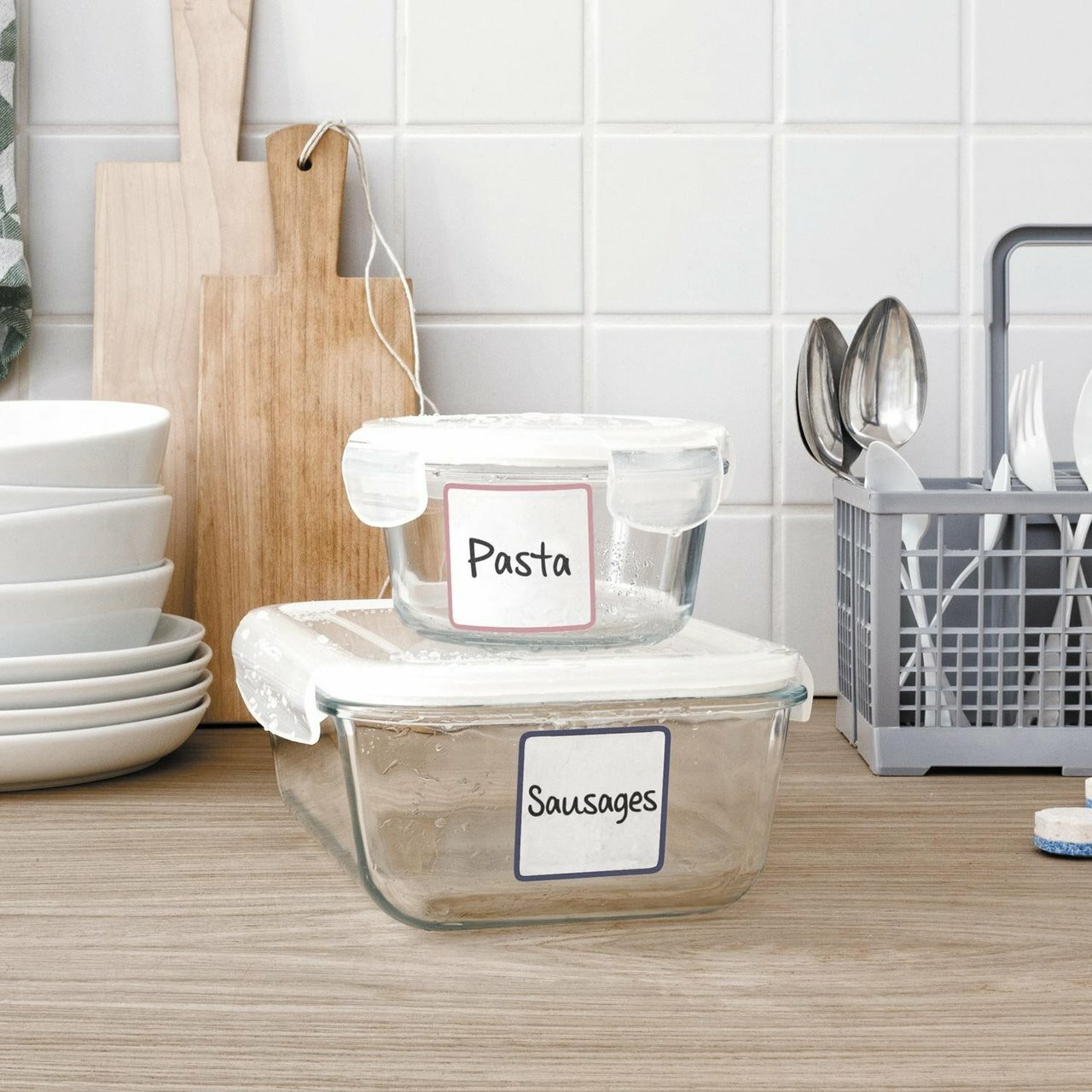 Avery Assorted Square Kitchen & Pantry Labels, 45x45mm, 24/Pack | Mega ...