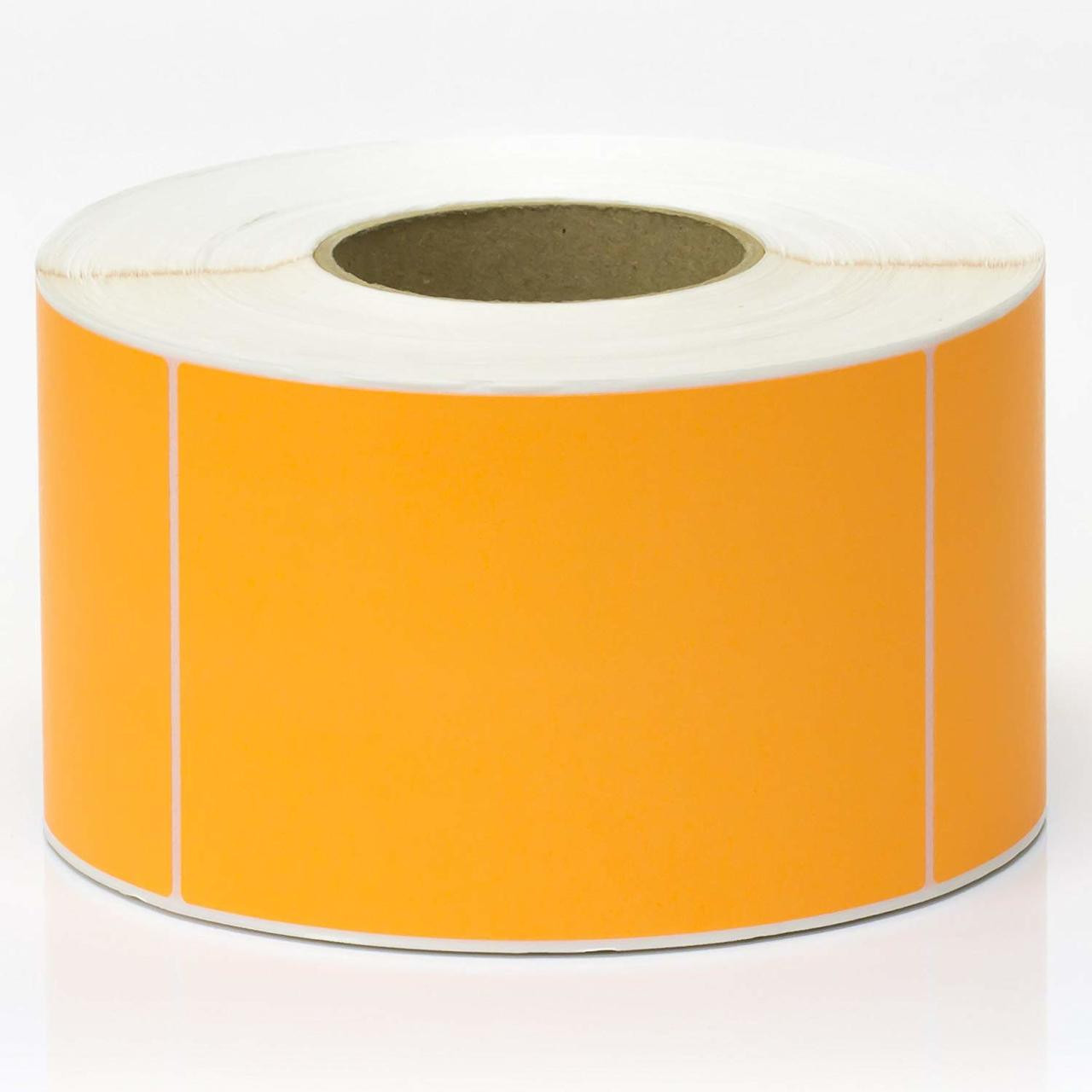 Bala Stock Forms Fluoro Orange Thermal Labels - Roll of 500 | Mega ...