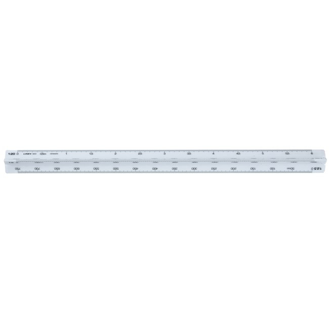 Linex 100413051 Ruler Triangular Scale 323 30Cm | Mega Office Supplies
