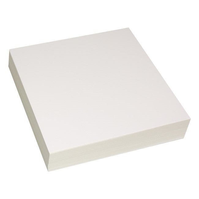 Quill 100851994 Flash Cards Blank 300Gsm 203 X 203mm Pack 100 White ...