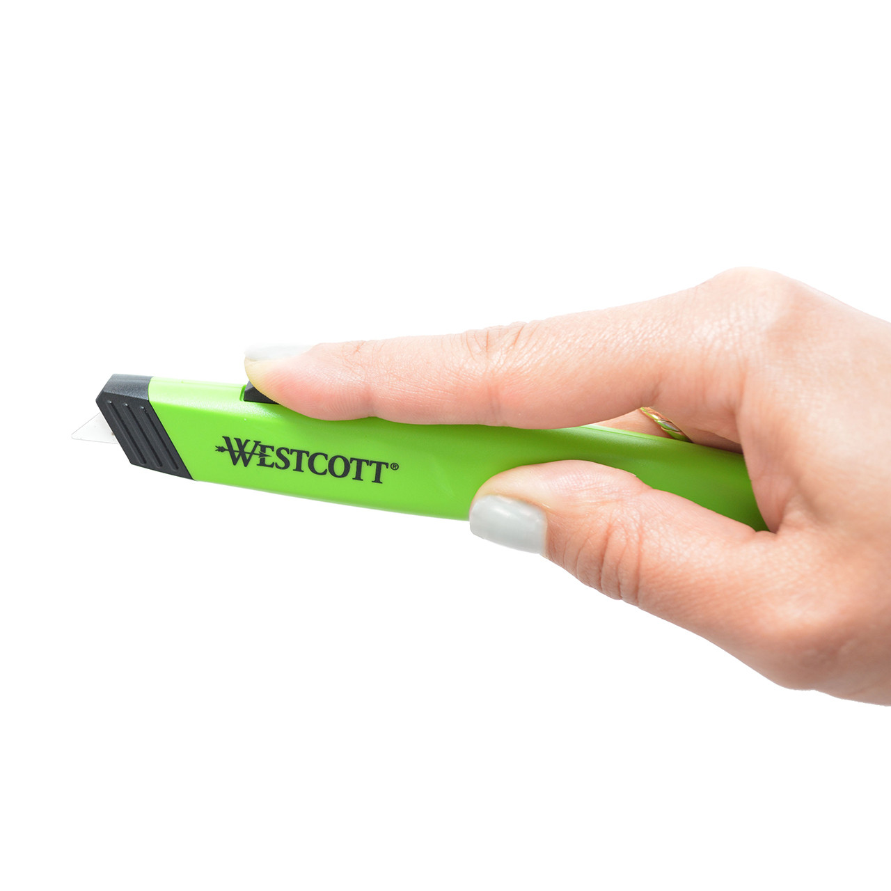 Westcott Retractable Safety Blade Ceramic Full-Size Utility Cutter (Box ...
