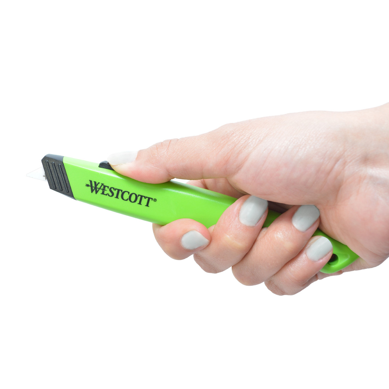 Westcott Retractable Safety Blade Ceramic Full-Size Utility Cutter (Box ...