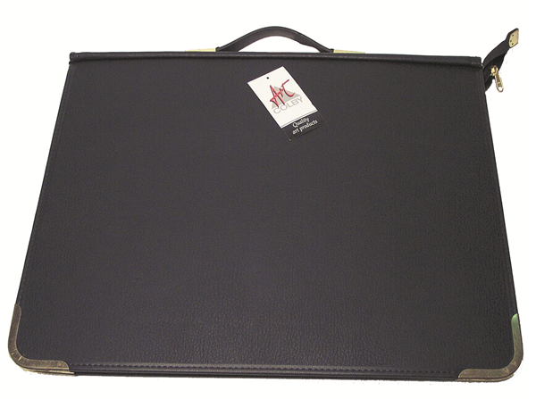 Colby Art 600A3 Zippered PVC Portfolio Black | Mega Office Supplies