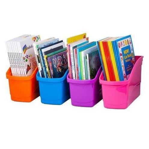 Ruby Plastic Book Tub by Elizabeth Richards | Mega Office Supplies