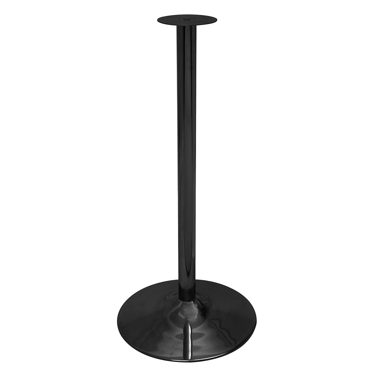 Round High Bar Table Frame Black | Mega Office Supplies