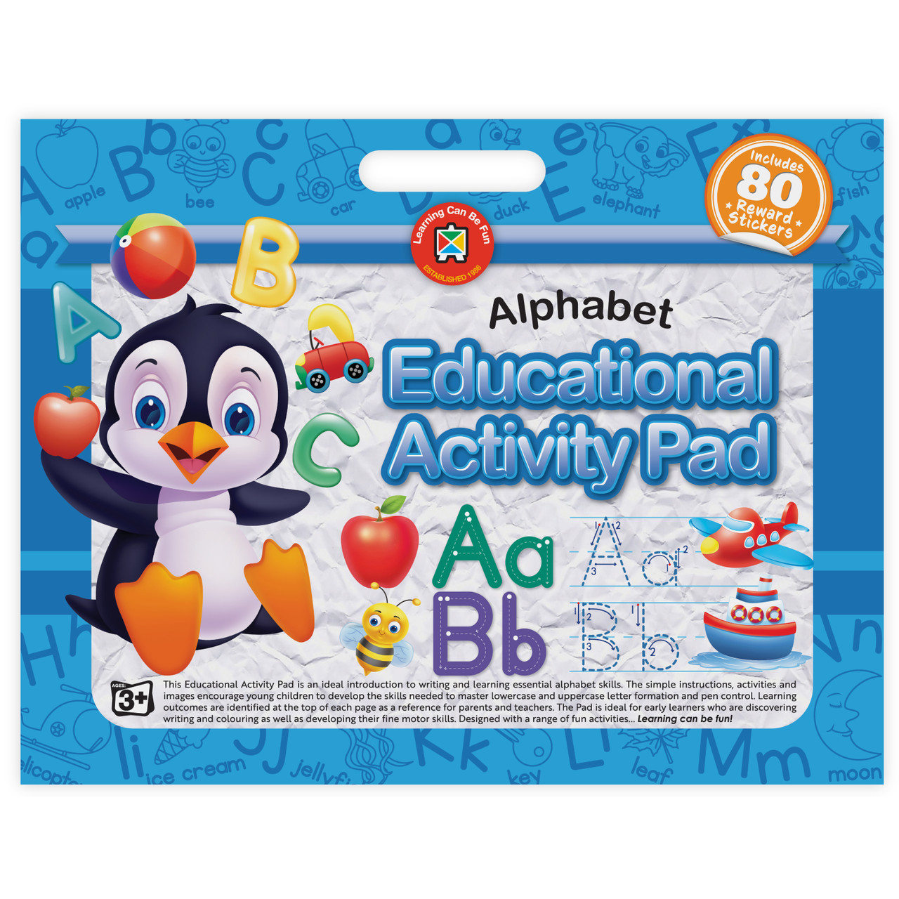 Learning Can Be Fun Alphabet Educational Activity Pad | Mega Office ...