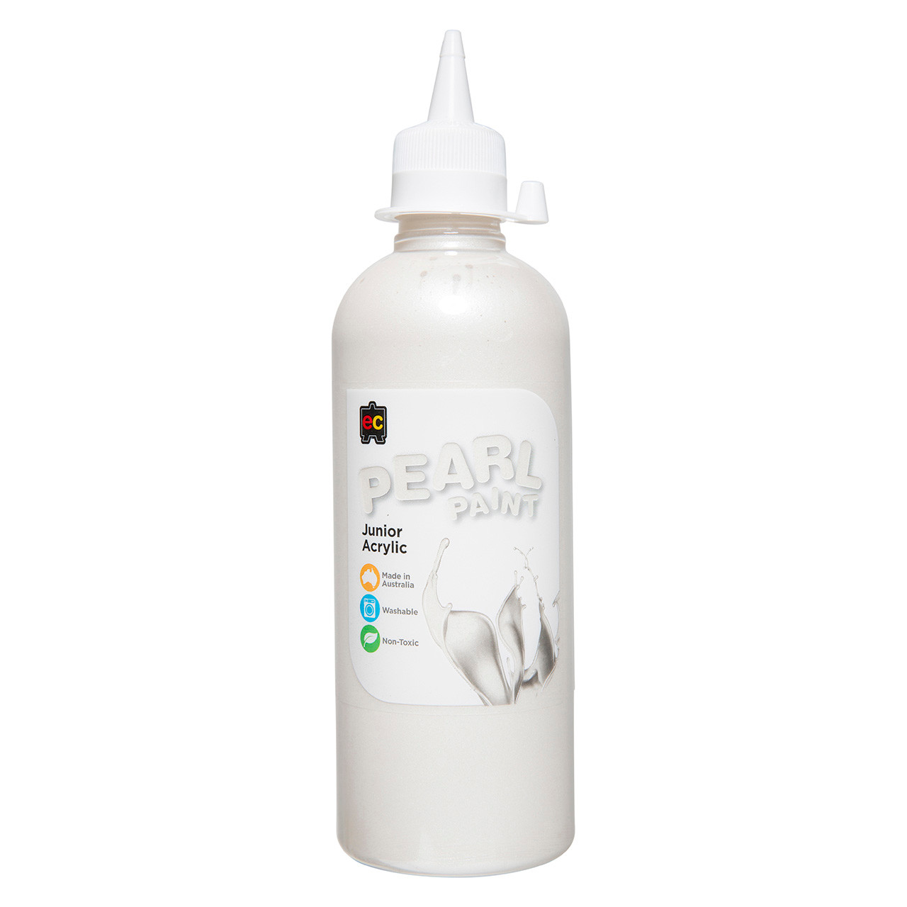 Pearl Paint Junior Acrylic 500ml White - Educational Colours | Mega ...