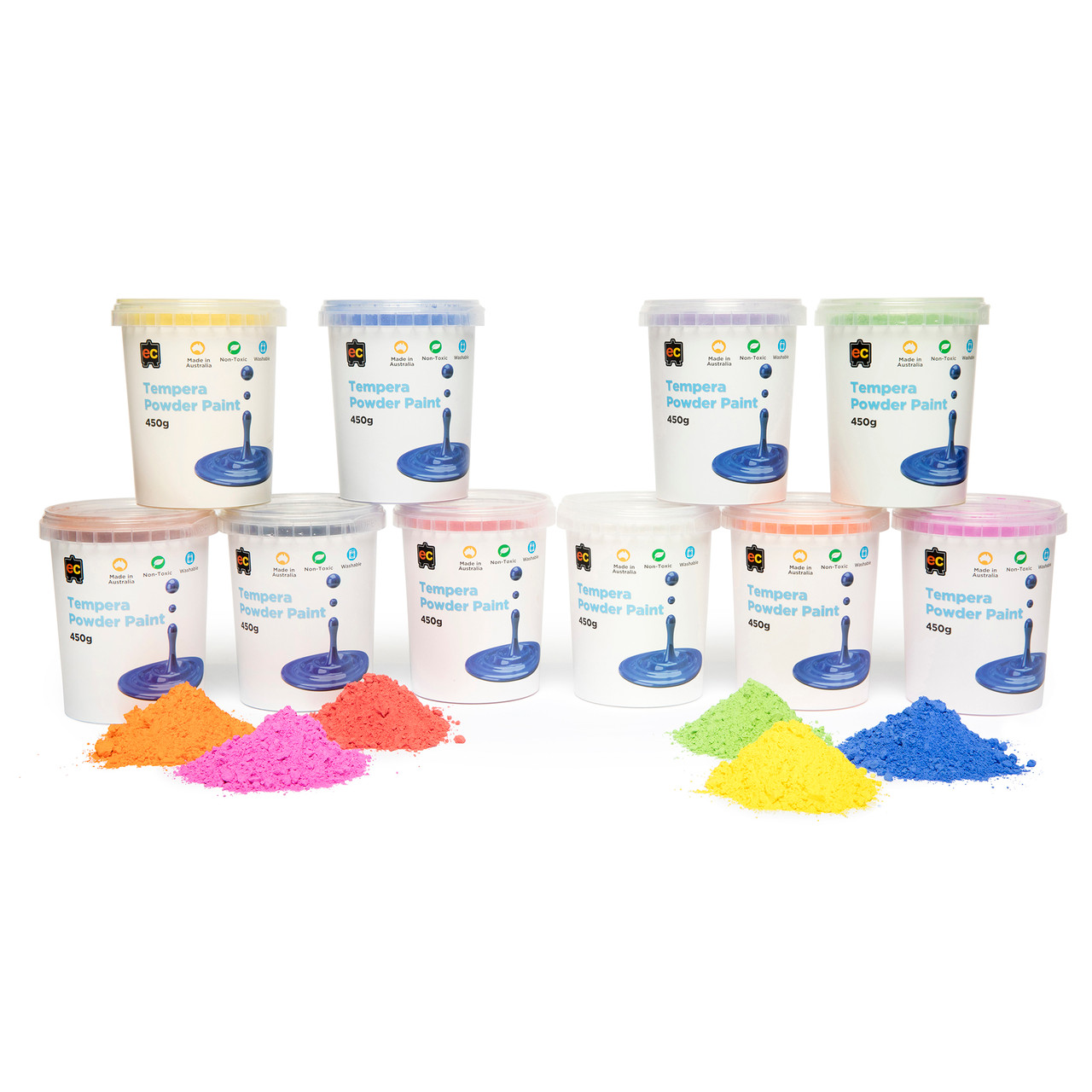 450g Orange Tempera Powder Paint - Educational Colours | Mega Office ...