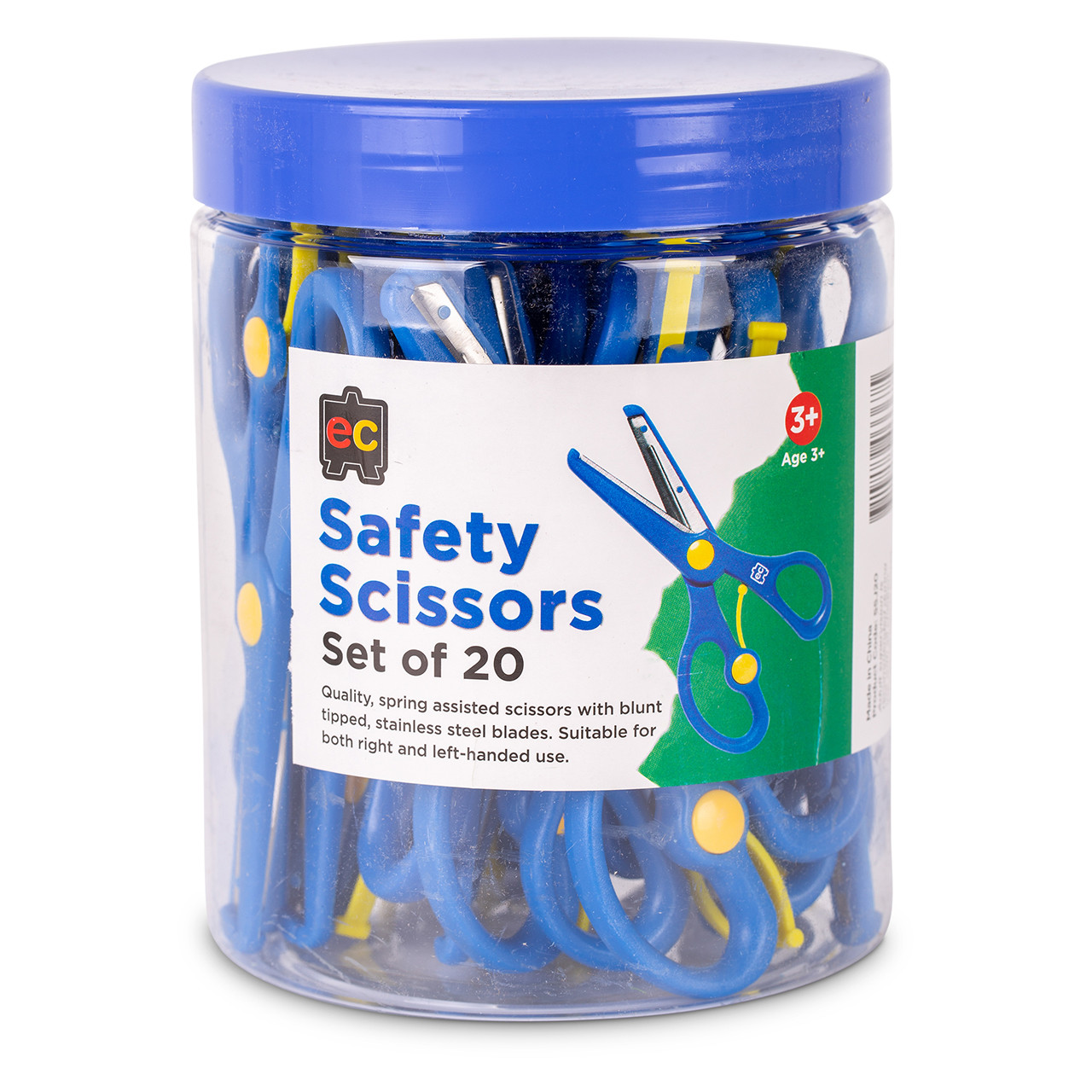 135mm Specialty Safety Scissors (Jar of 20, Spring Assisted ...