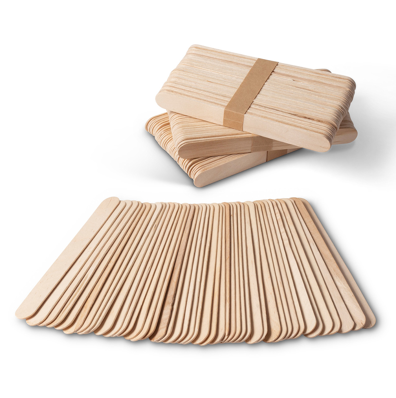 Jumbo Natural Popsticks Set of 200 - Educational Colours | Mega Office ...