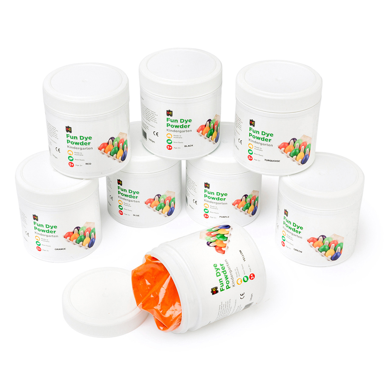 Fun Dye Powder 500g Green | Mega Office Supplies