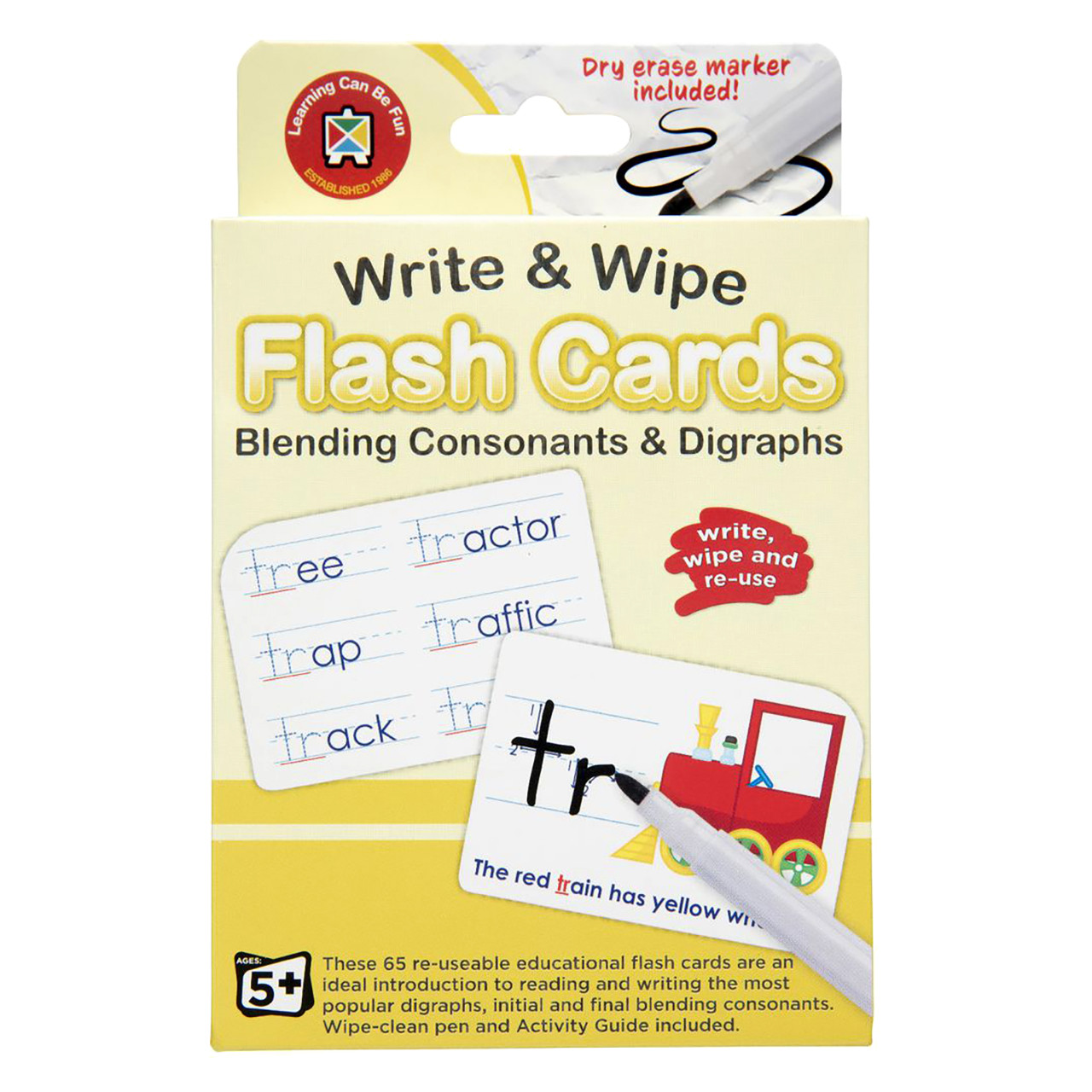 Write and Wipe Flash Cards - Blending Consonants and Digraphs | Mega ...