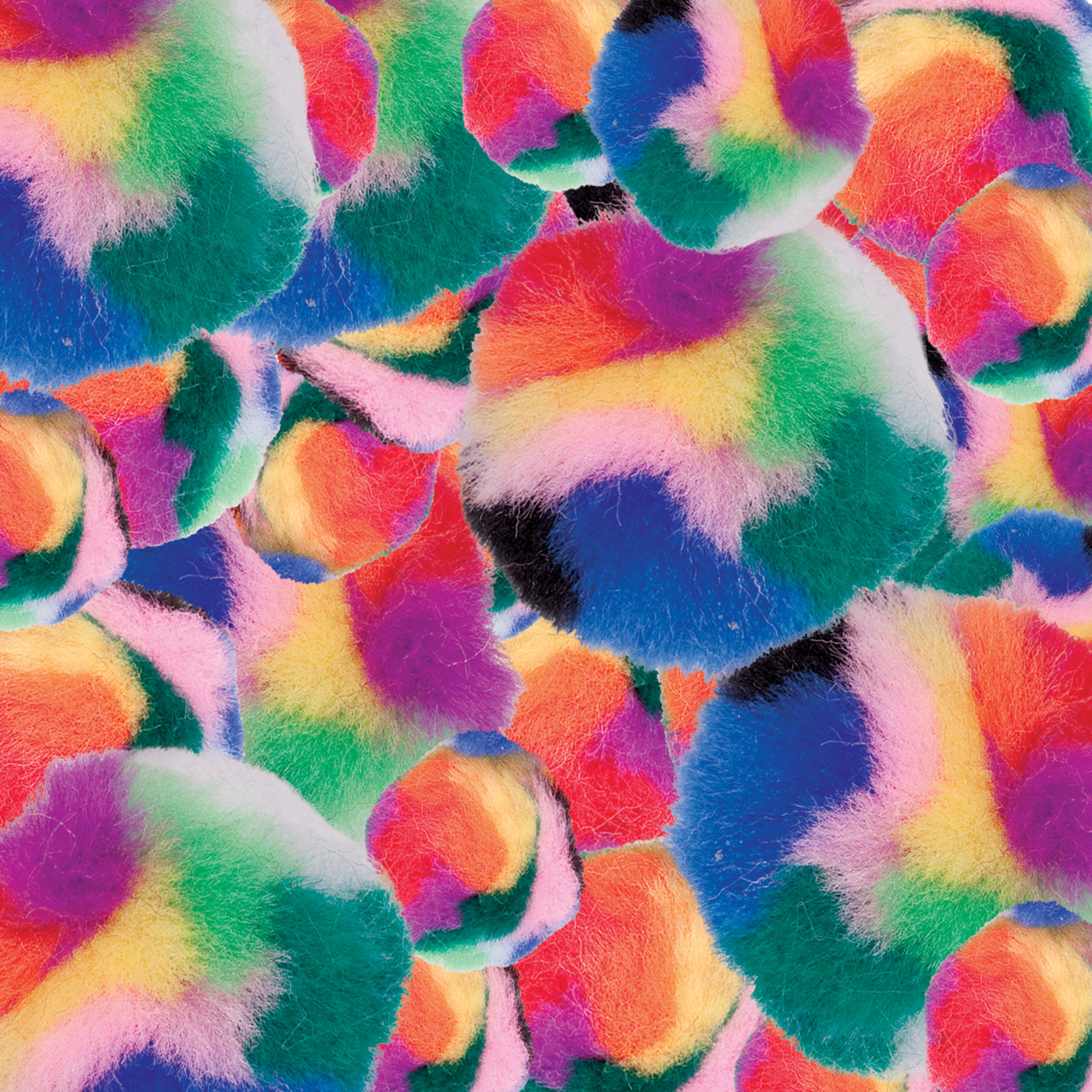 Basics Pom Poms Rainbow 300's | Creative School Supply | It's A Mega Thing
